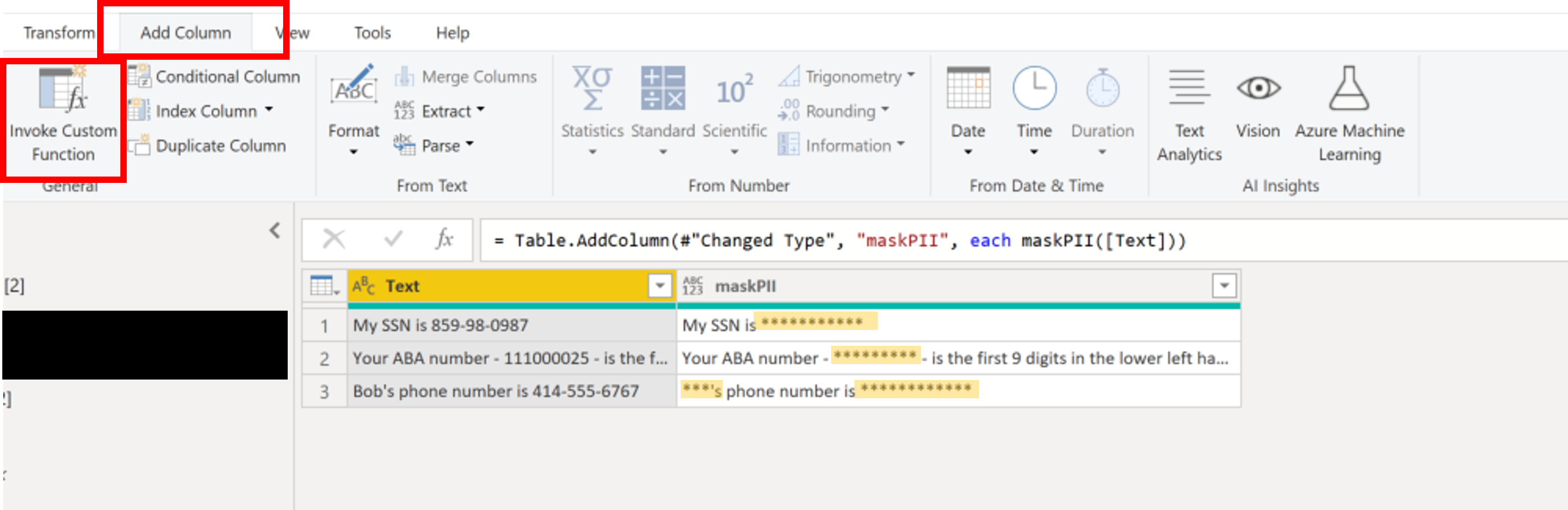 Utilizing Cognitive Services for Dynamic Data Masking in PowerBI - Ross Couldrey - Data Blogs